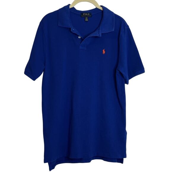 Polo Ralph Lauren | Shirts | Polo Ralph Lauren Mens Polo Shirt Size Medium Blue With Red Pony ...